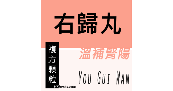 右歸丸 You Gui Wan